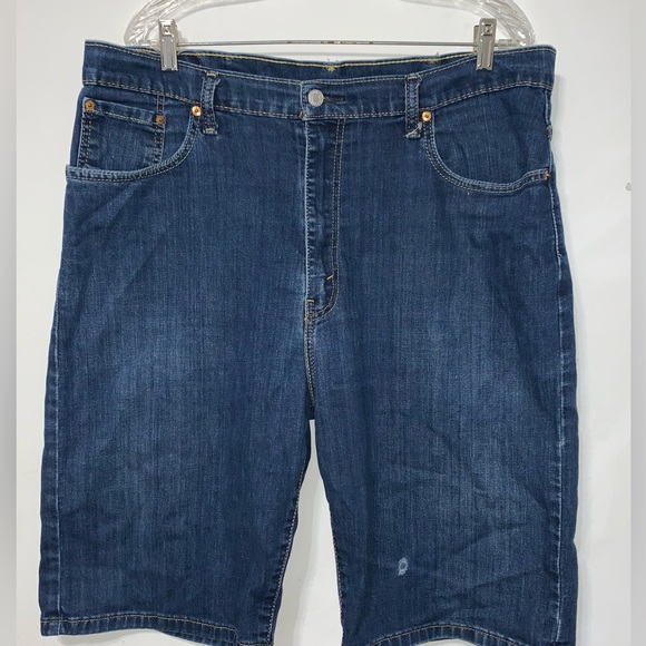 Levi's | Shorts | Levis Dark Denim Jean Shorts Size 38 | Poshmark